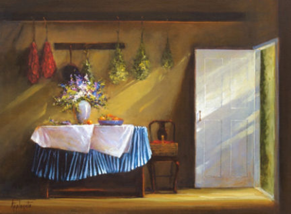"Nicole's Pantry, Nimes" - Barbara Applegate - Highlands Art Gallery